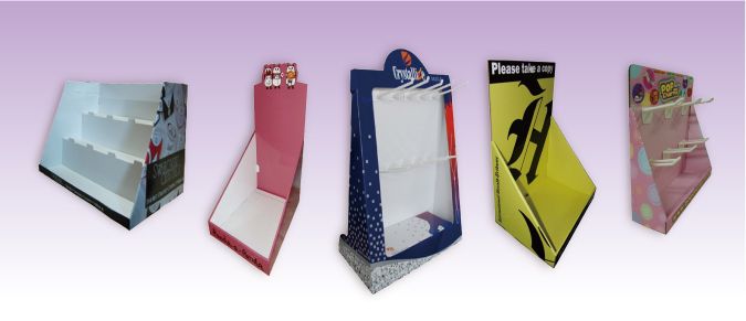 corrugated cardboard counter top display box _Display shelf,Cardboard ...