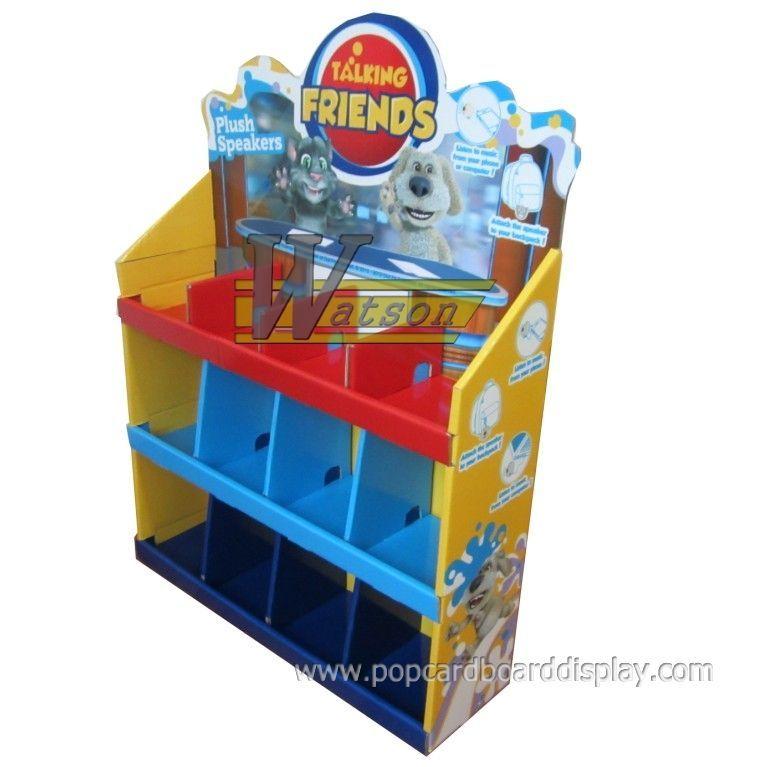 popular talking tom cat plush speaker cardboard counter display stand ...